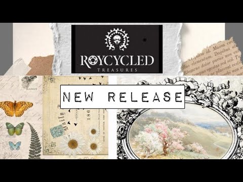 Roycycled Decoupage Paper NEW! Spring Release