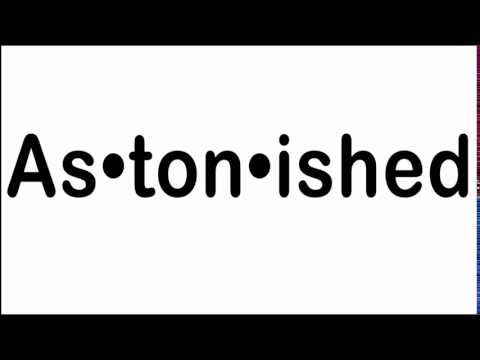 Astonished Word Pronunciation