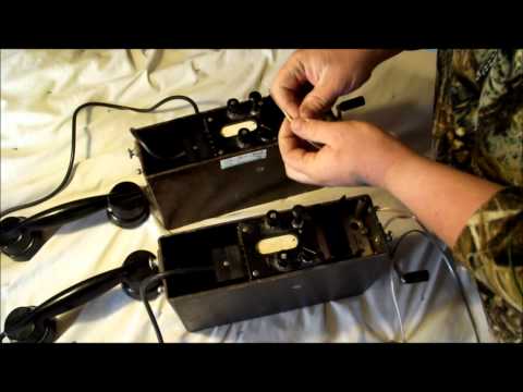 How to wire, setup, and use Military Field Phones