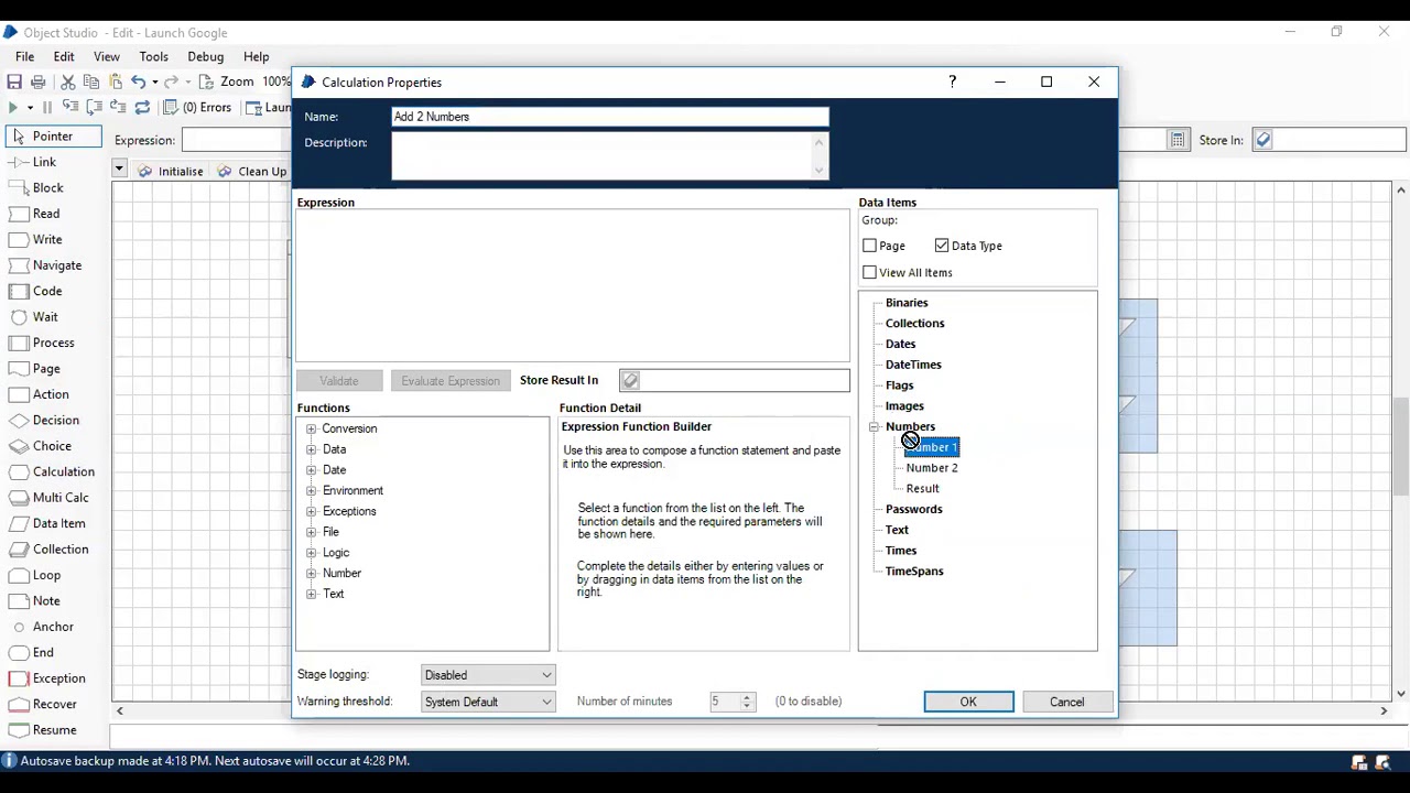 Blue prism - Passing Input and Output parameters