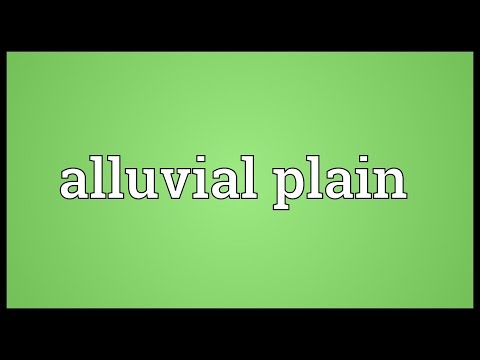 Alluvial plain Meaning