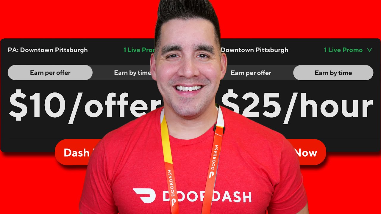 DoorDash Dasher: Earn By Time vs Earn Per Offer (COMPLETE Guide 2024)