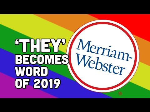 'They' Becomes Word of the Year 2019