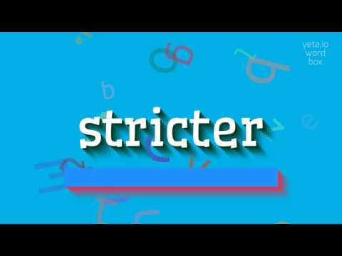 How to say "stricter"! (High Quality Voices)