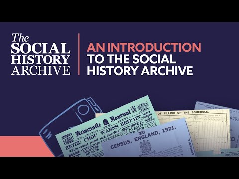 Introduction to Social History Archive