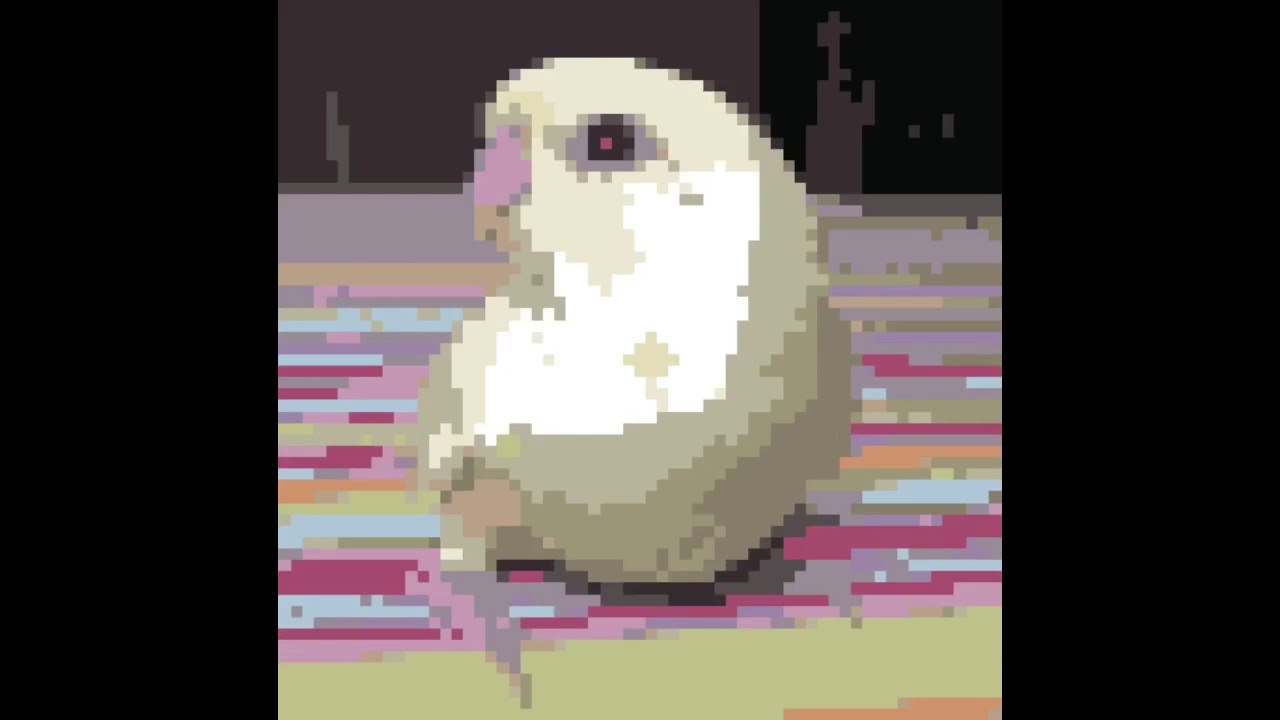 Speed art pixel : Plume