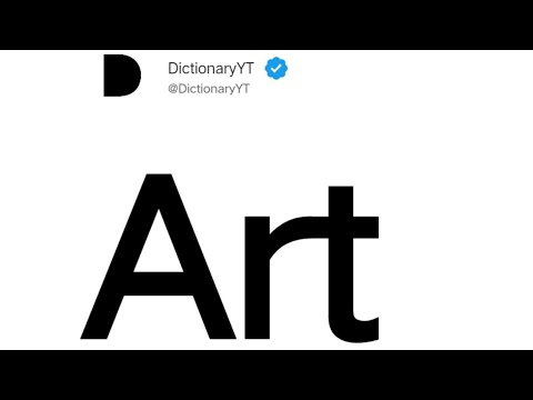 Art Meaning in English