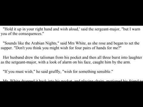 The Monkey's Paw by W.W. Jacobs Text and Audio Part 1