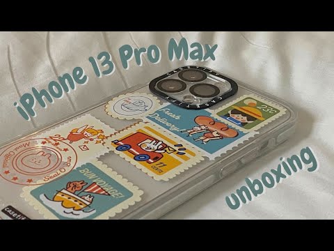 โ๏ธ iPhone 13 Pro Max unboxing (256 GB) + Casetify case | Aesthetic and ASMR ๐ฆ๐