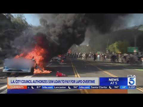 L.A. City Council approves $5M loan for LAPD overtime costs