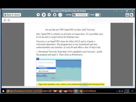 Set up hide.me VPN OpenVPN on Mac with Viscosity