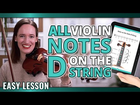 All Violin Notes on the D String for Beginners