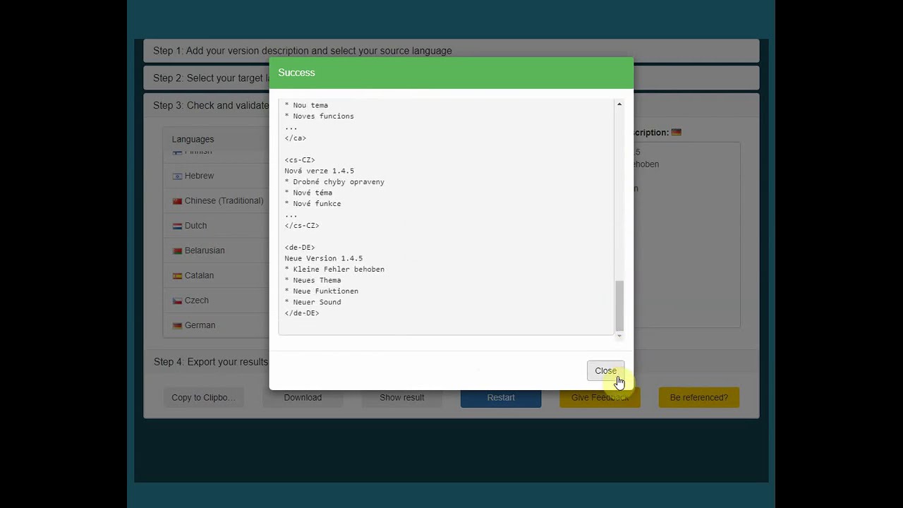 Create Android App Release Notes Quickly