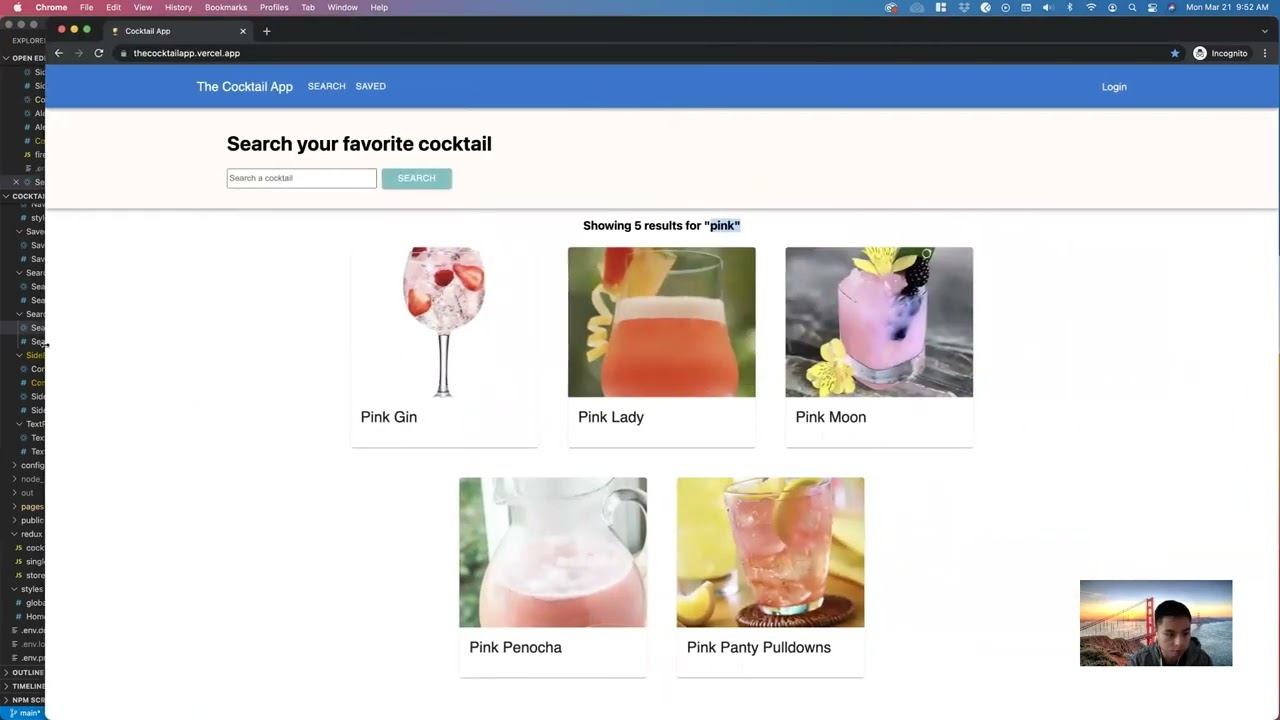 The Cocktail App - Video Demo