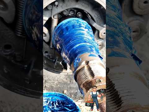 truck wheels axle bearing grease #shorts #truck #engine #grease #mechanic #shortsvideo #short