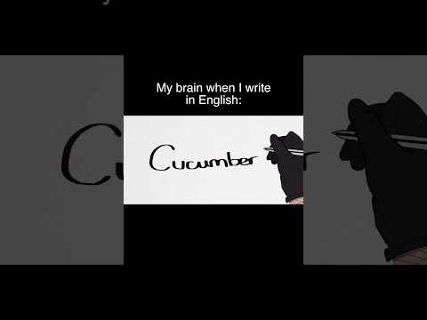 My Brain When I Write In English | Funny Gacha Life Reacts To TikTok