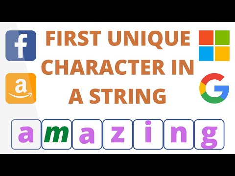 GitHub - programwithsai/first-unique-character-in-string