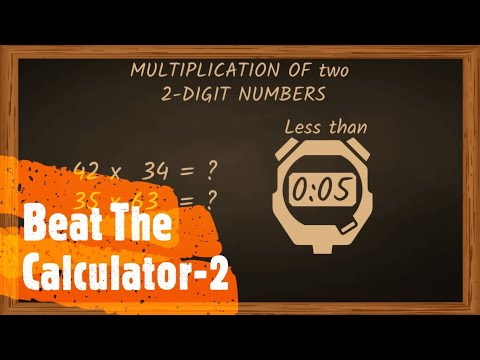 Multiplication of 2 two digit numbers in less than 5 seconds!