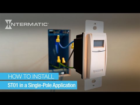 How to Install the ST01 in a Single-Pole Application