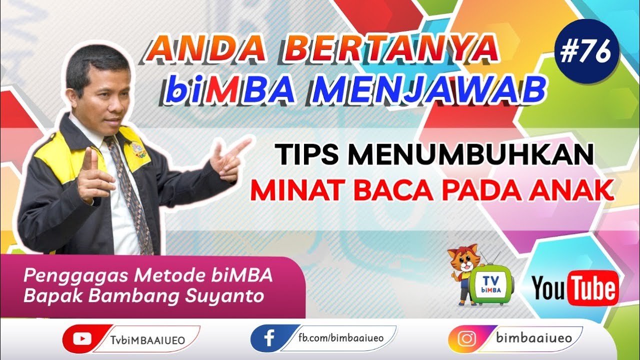 TIPS MENUMBUHKAN MINAT BACA ANAK