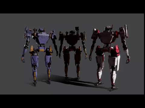 Humanoid Robot 02 - 3d model for sale