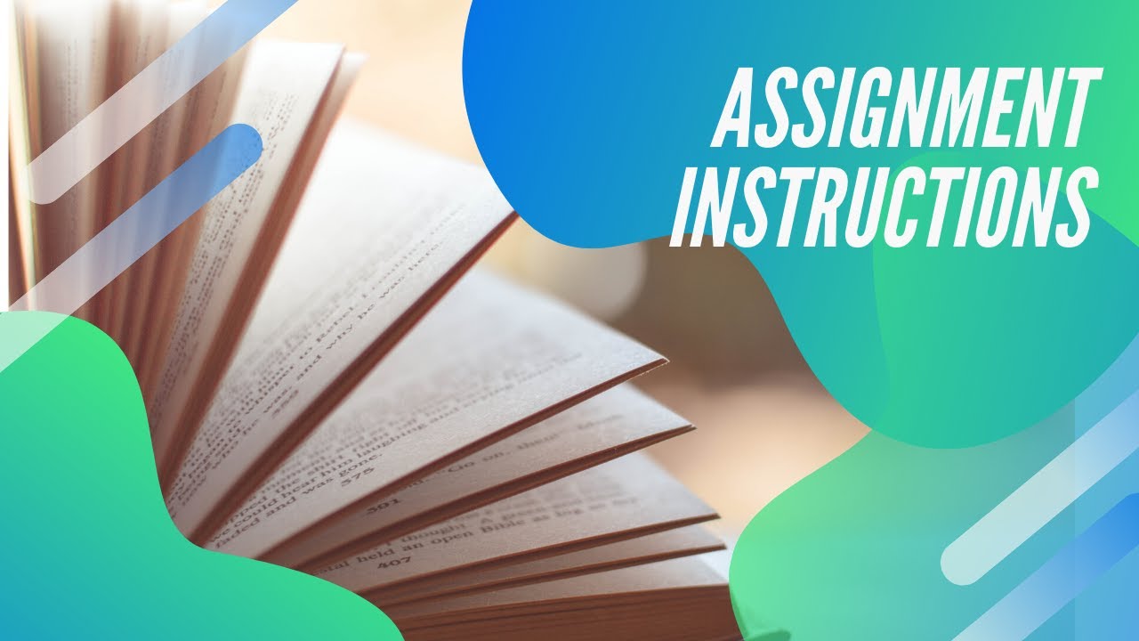 Book Study: Assignment Instructions