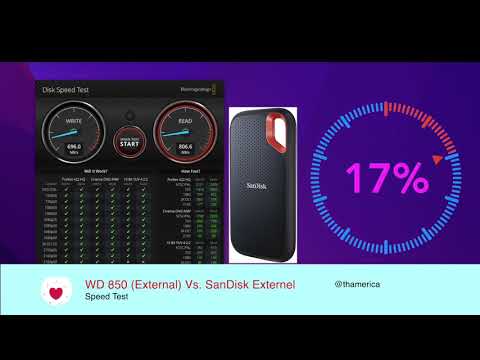 Speed Test: Latest WD 850 Gaming NVMe vs SanDisk NVMe External Disks - $60 more worth it?