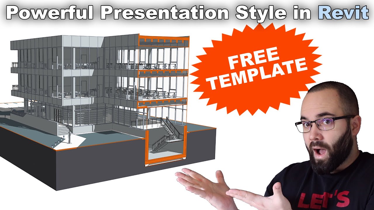 Revit Presentation Tutorial (Free Template)