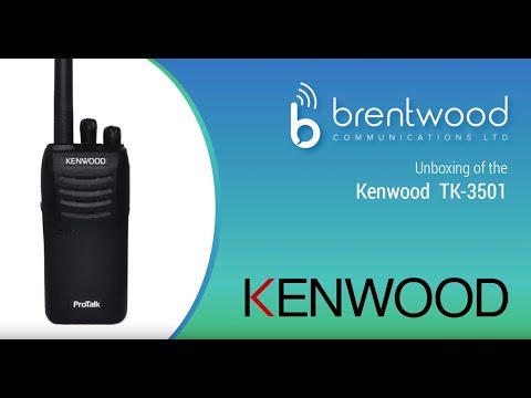 Kenwood TK-3501 Two Way Radio Unboxing - Full 360 Walkthrough, Accessories & Features