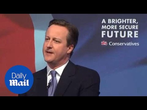 Cameron: 'We are the party of working people' - Daily Mail