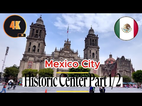 Walking Tour: Historic Center of Mexico City part 1/2 | Cathedral, Templo Mayor & Street Performers.