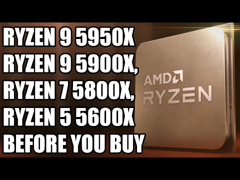 AMD Ryzen 9 5950X | 5900X, Ryzen 7 5800X & Ryzen 5 5600X - 15 Things You Need To Know Before You Buy
