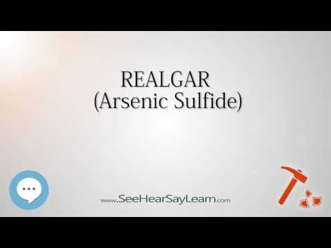 REALGARĀ Arsenic Sulfide š