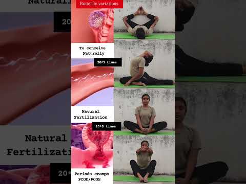 Simple Asanas for healthy uterus/healthy periods/pcod/PCOS/Hormonal balance/conceive naturally ✅🧘♀️