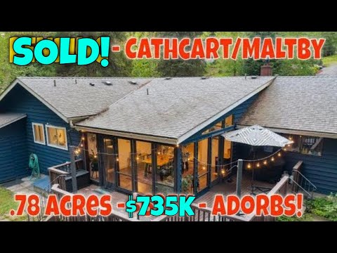 Sold - Cathcart Charming Rambler 2bd/1.75ba .78 acres 18211 Broadway Ave, Snohomish
