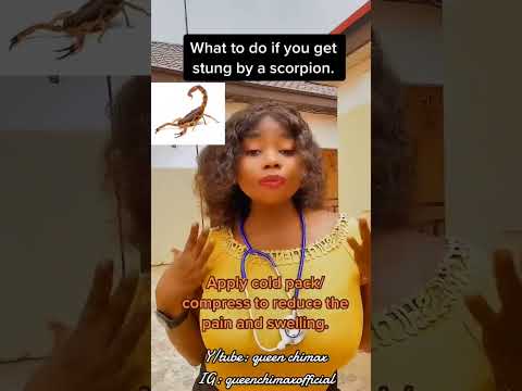 Home remedy for Scorpion sting.
