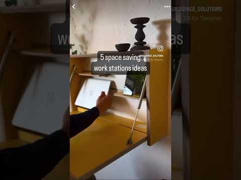 Space saving work/ study table ideas
