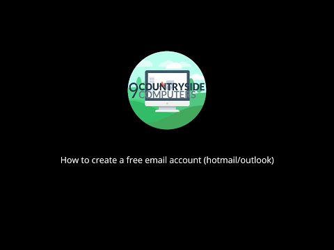 How to create a free email account (hotmail/outlook)