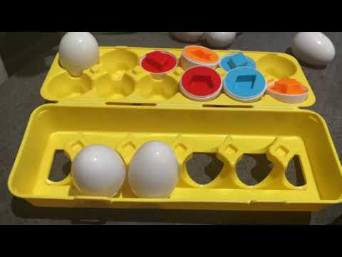 Color & Shape Recoginition Sorter Puzzle Matching Eggs
