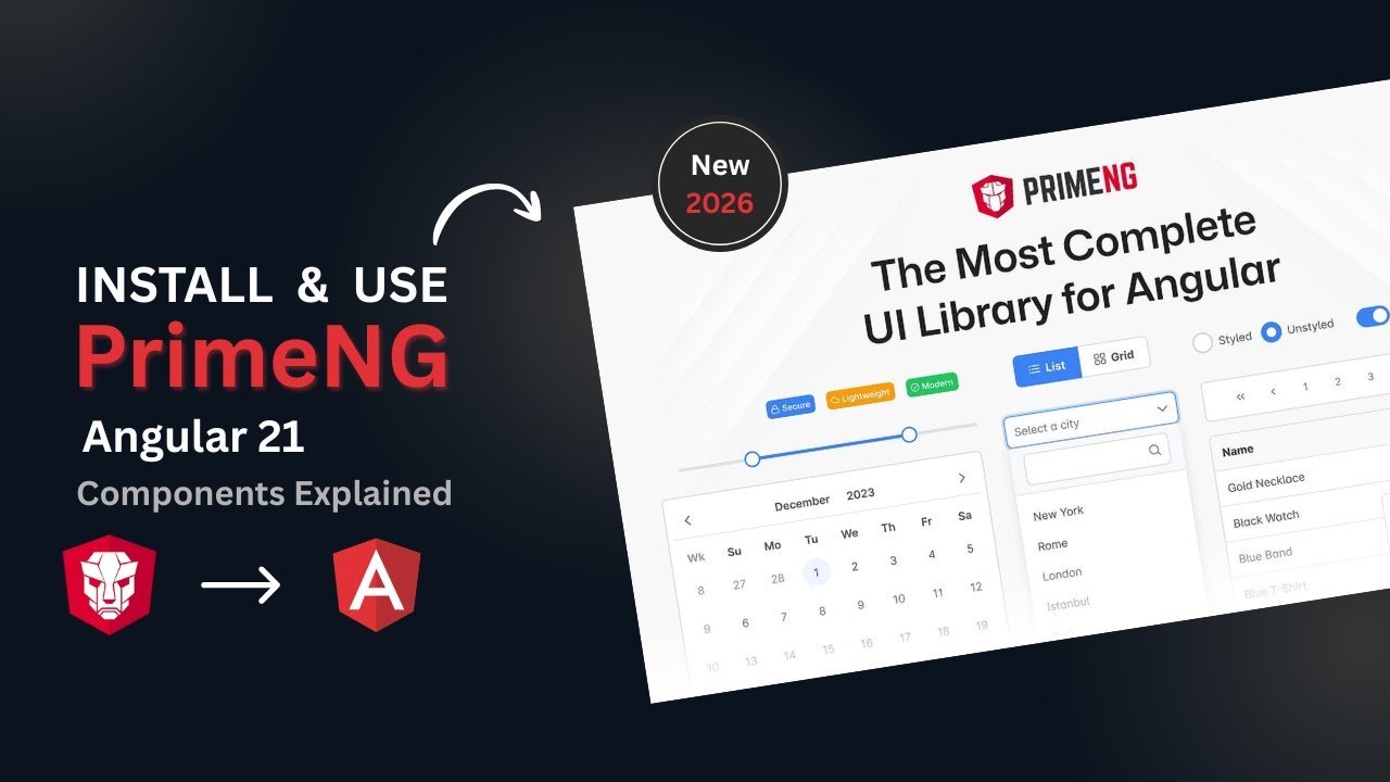 PrimeNG Installation in Angular 21 | Step by Step Hindi | Angular UI Library
