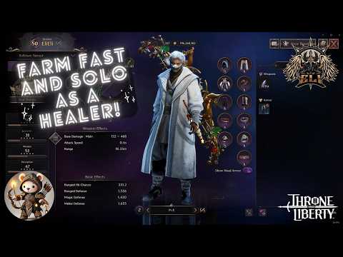 T1 Healer Solo PvE Guide and Curse Explosion Combo | Throne and Liberty