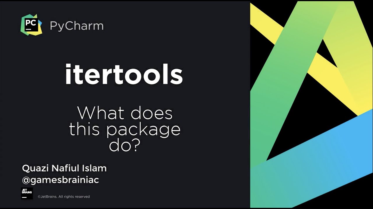 What does this package do? - Episode 3: Python itertools