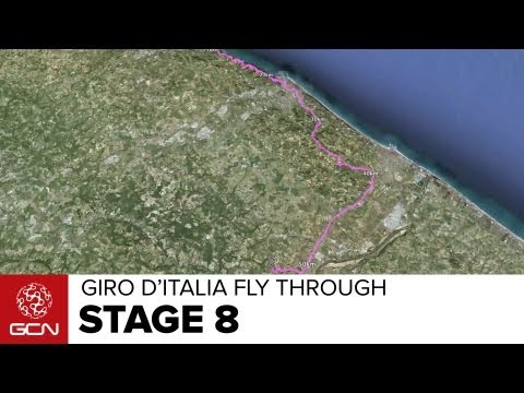 Giro d'Italia 2013 Stage 8 Fly Through
