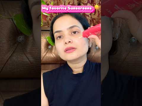 My Favorite Sunscreens ☀️ #yt #trending #sunscreen #minimalist #skincare #shorts #dotnkey #musthaves