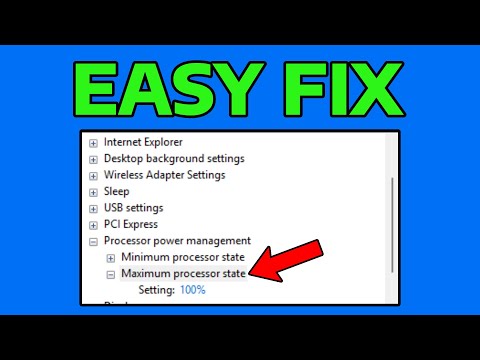How To Fix Maximum Processor State Missing from Advanced Power Settings under Power Options