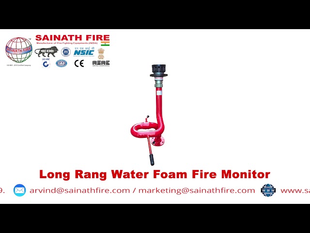Fire Fighting Water & Foam Monitor - Fire Water Monitor Manufacturer ...