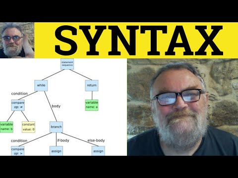 🔵 Syntax Meaning - Syntax Examples - Syntax Definition - Syntax