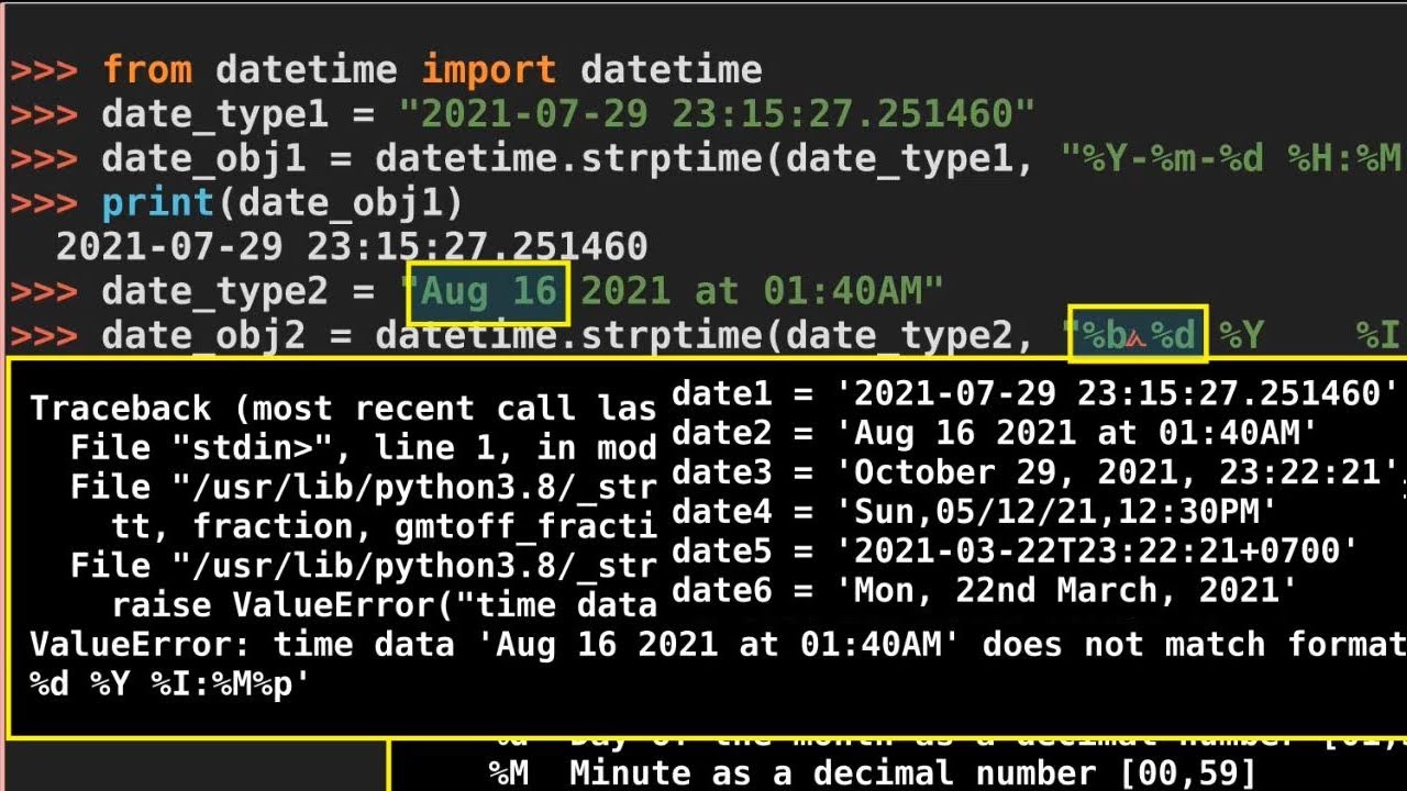 Convert String and Number Datetime format into Datetime Object using 3 Python libraries