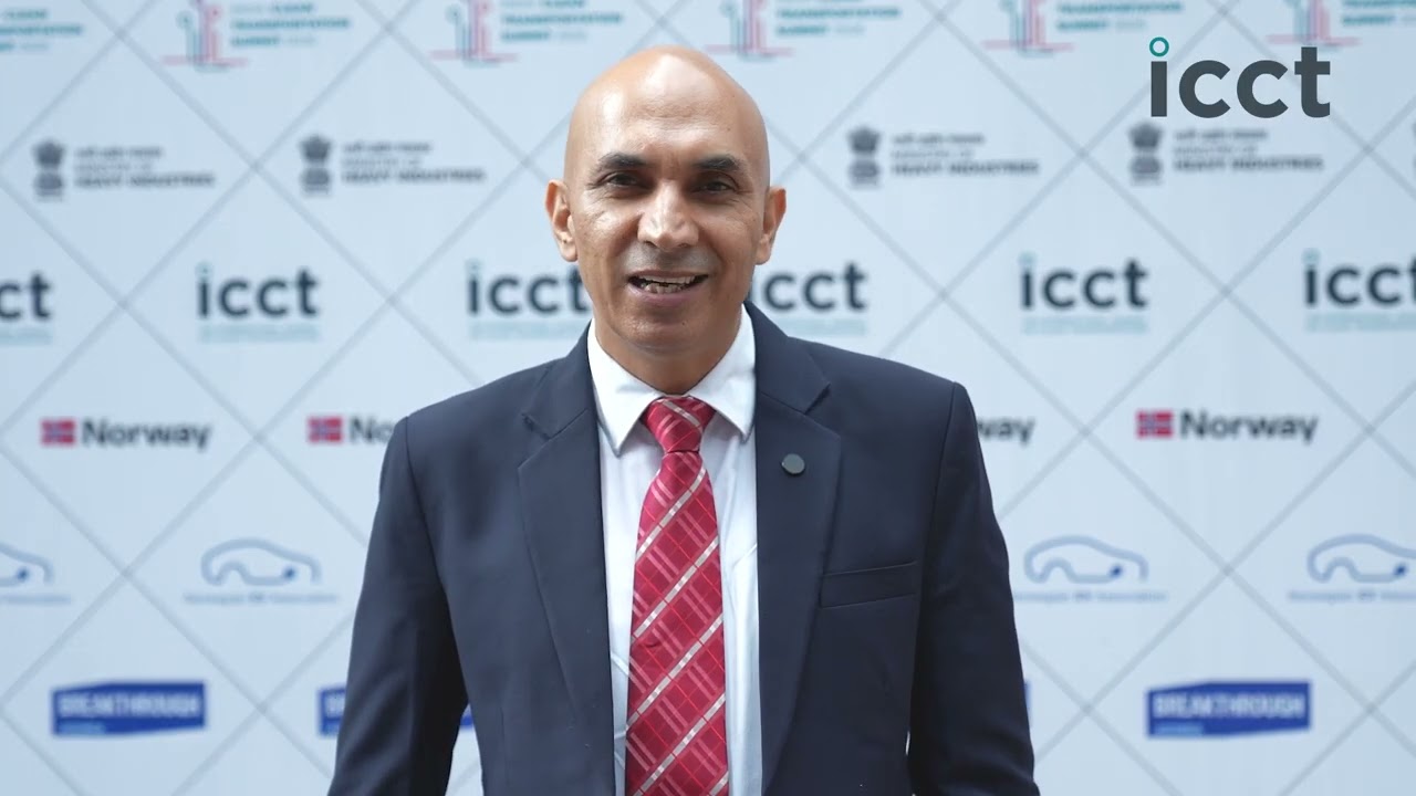 Avinash Kumar, President of Earthood at India Clean Transportation Summit 2025