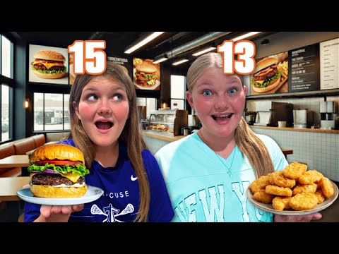 ORDERiNG our AGE from the FAST FOOD Menu!